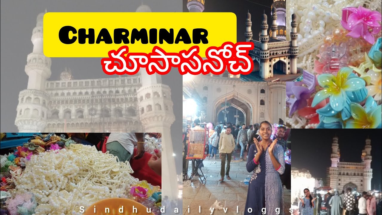 I saw Charminar live for the first time 🥳|feel exited |daily vlogs ...