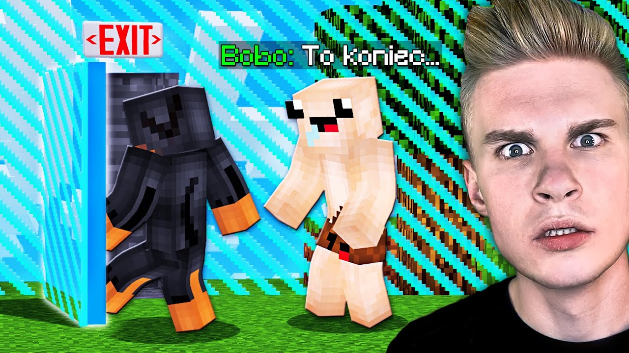 HEROBRINE WYGNAŁ BOBO i MNIE z BARIERY w Minecraft... - YouTube
