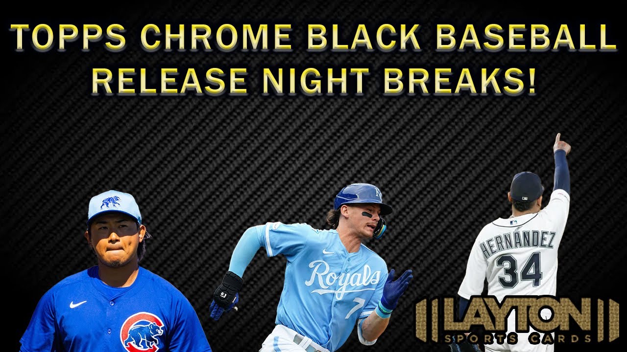Topps Chrome Black Release Night w/ LSC! - YouTube