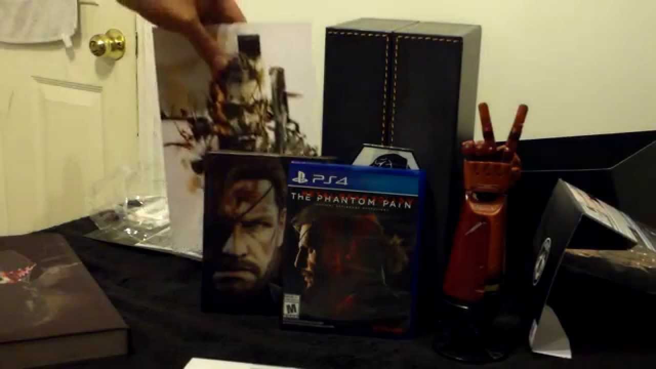 MGSV Collector's Edition (PS4) & Guide Unboxing - YouTube