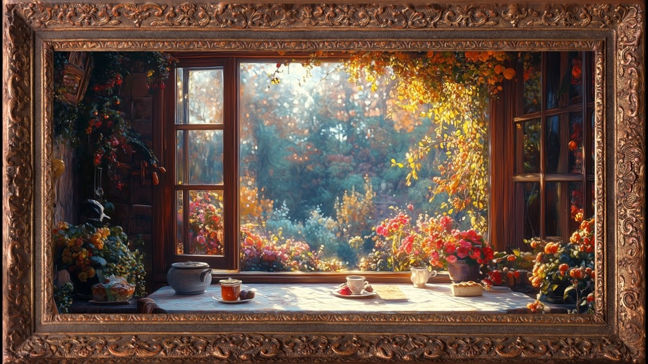 Impressionist frame tv art 4k with music | TV Screensaver and ...