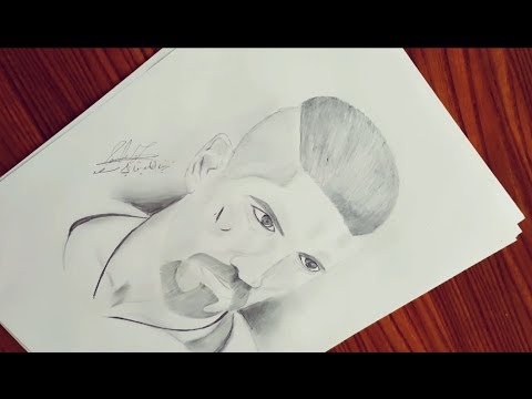 How to draw yuri boyka By:Zain Aneid/كيف ترسم يوري بويكا - YouTube
