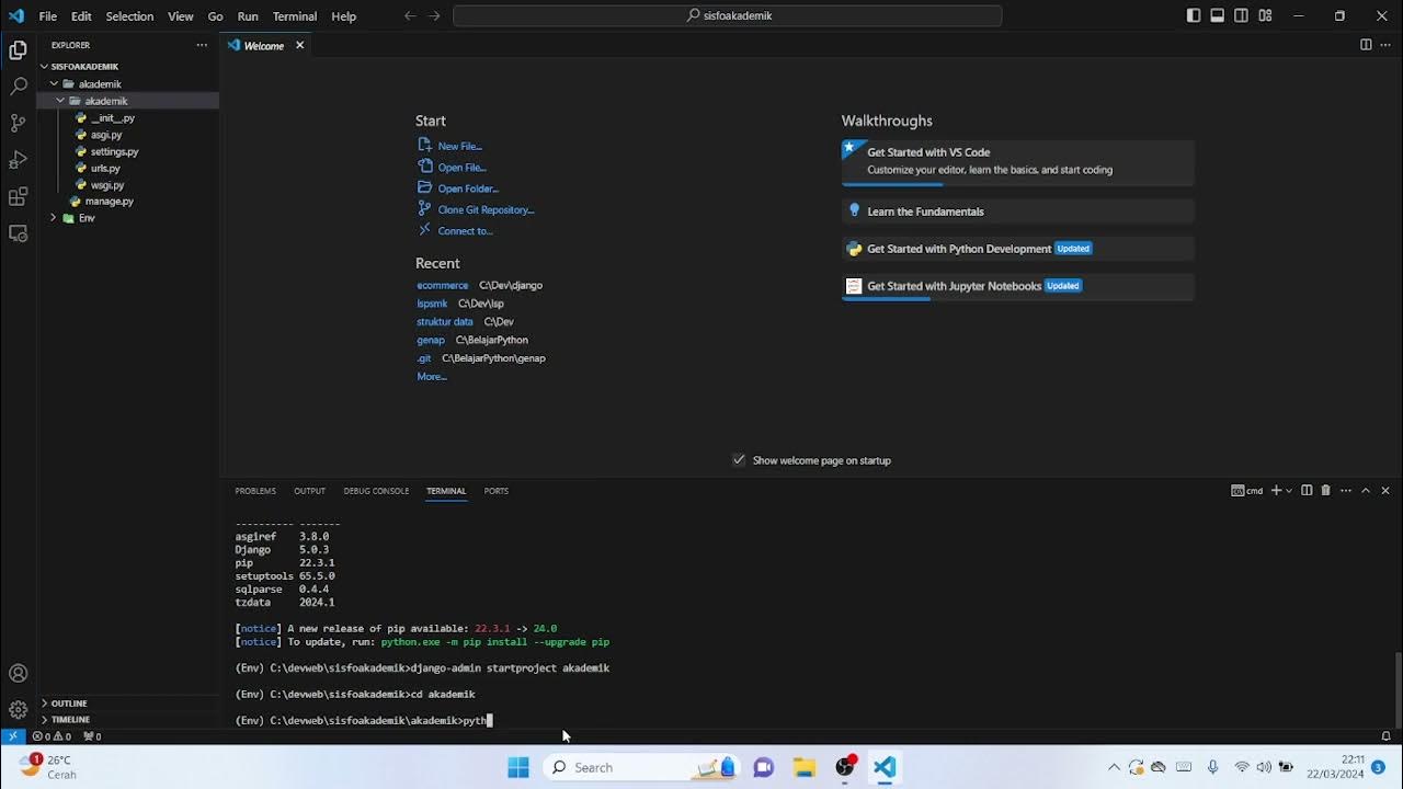 4. create project - YouTube
