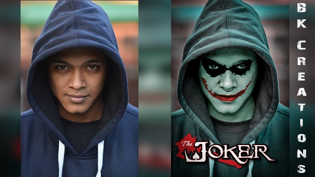 Photoshop Tutorial // joker Movie Poster Manipulation Editing Tutorial ...