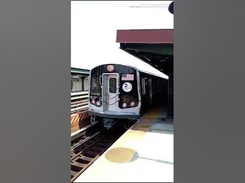 Manhattan Queens Bound R32 R42 R143 R160A R179 J Z trains action at Halsey Street - YouTube