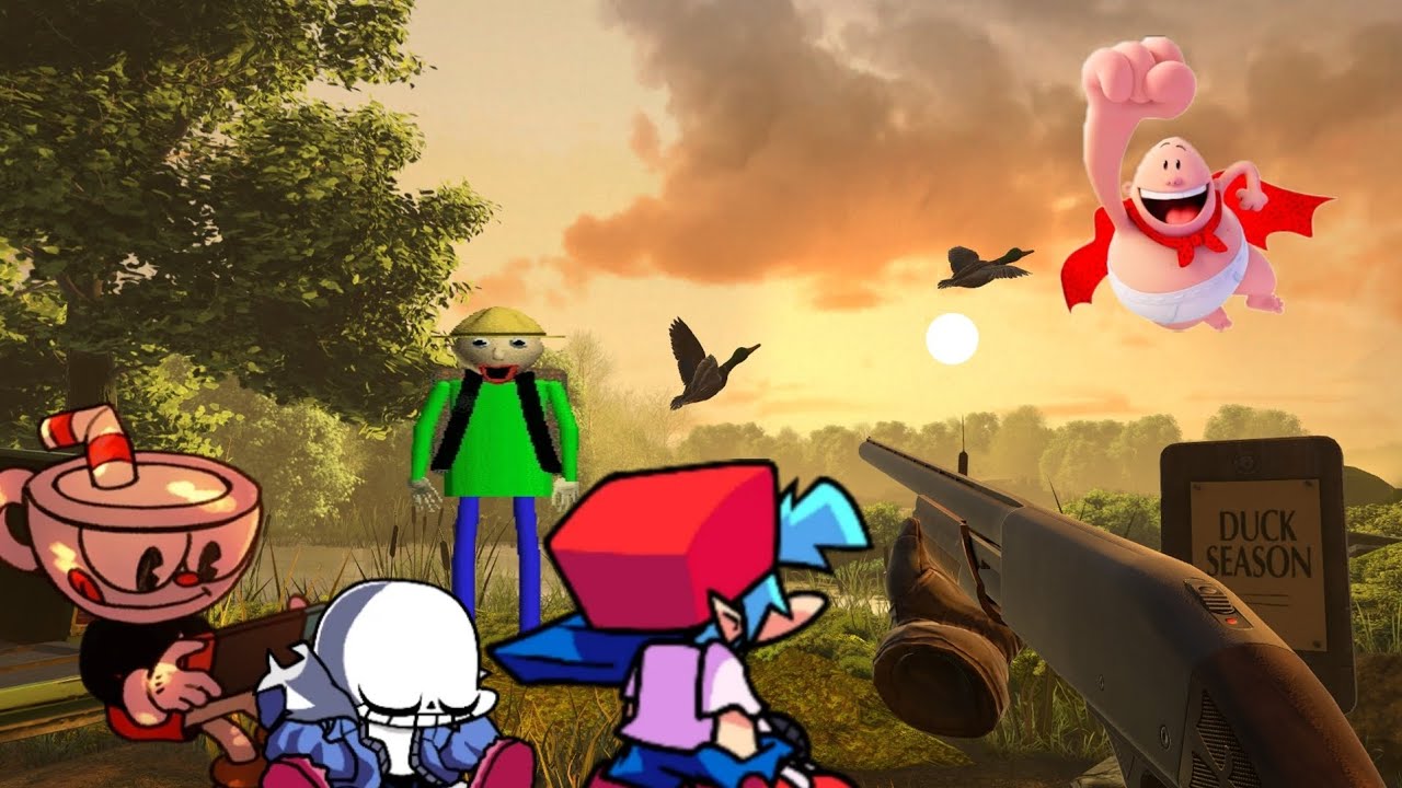 Duck season in 2024 but with duck hunt music from super smash brothers ...