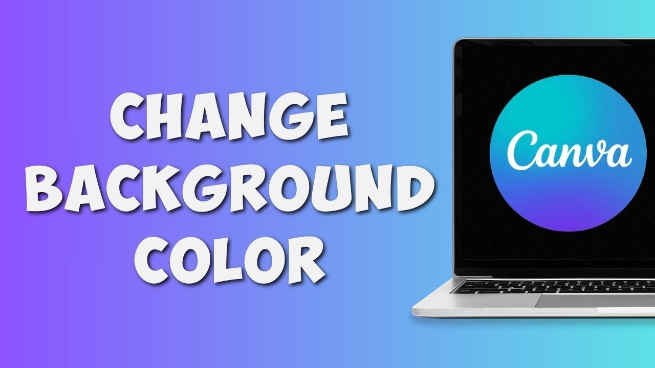 How to Change Background Color in Canva - YouTube