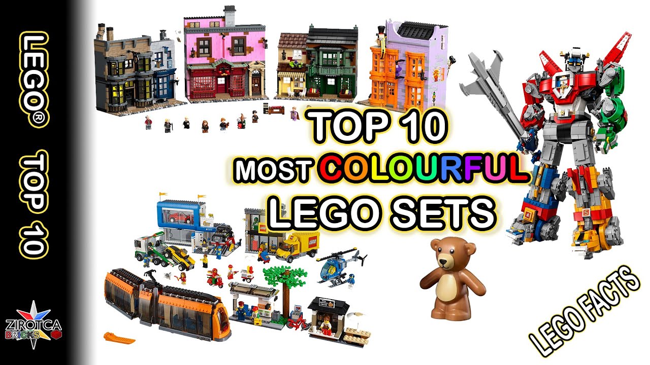 TOP 10 Most Colorful LEGO sets | LEGO TOP 10 | Interesting Facts about ...