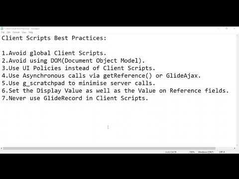 Client Script Best Practices - YouTube