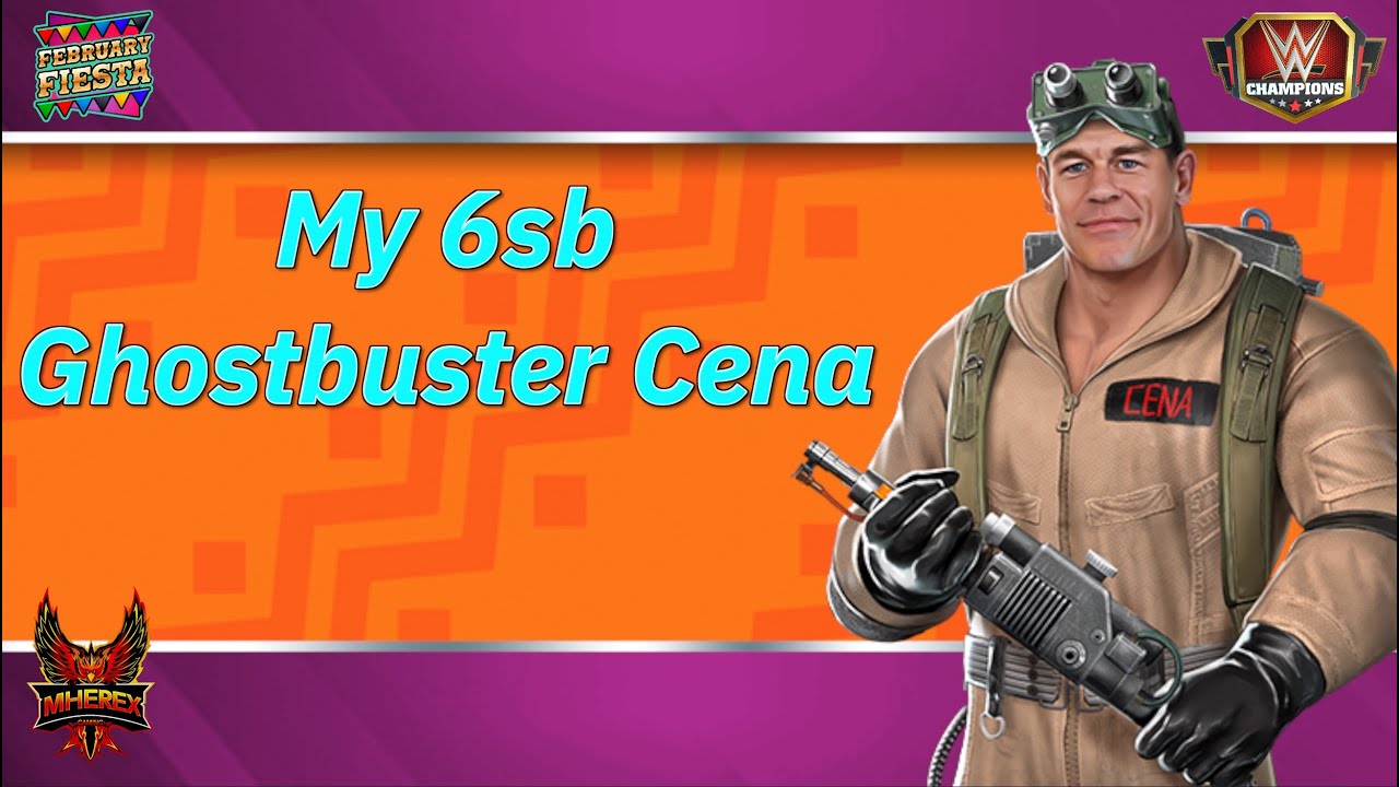 My 6sb Ghost Buster Cena - YouTube