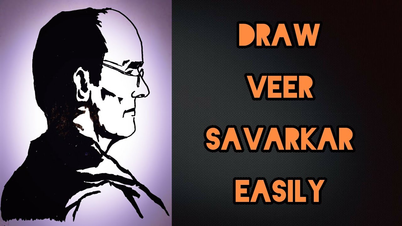 How To Draw Veer Savarkar Drawing | Vinayak Damodar Savarkar Drawing ...