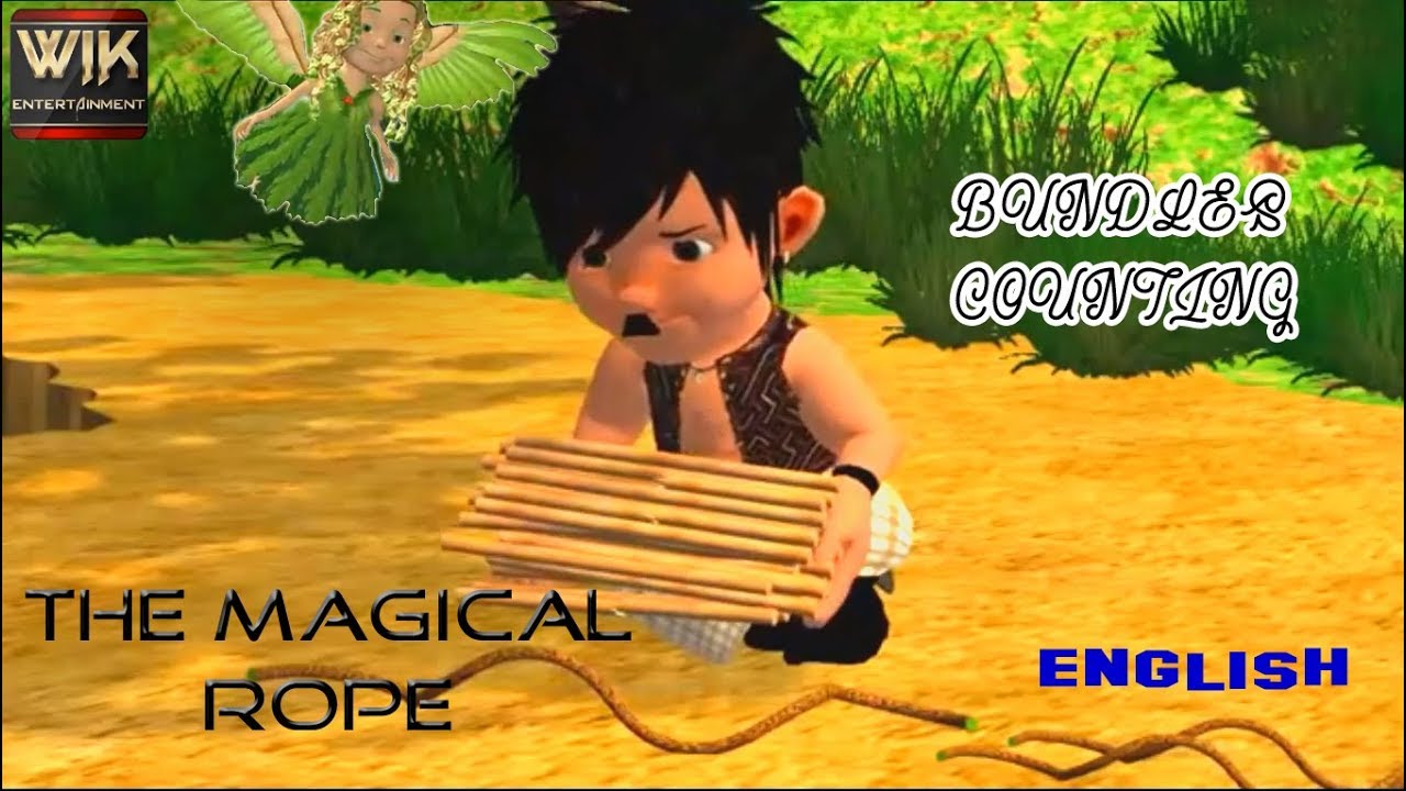 Short Animated Story on Bundles Counting | The Magical Rope | English ...