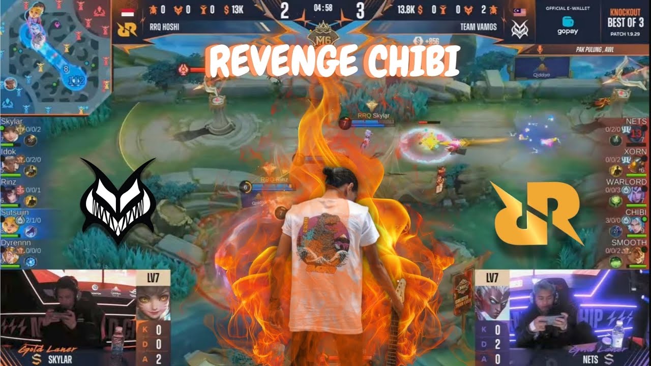 REVENGE CHIBI | RRQ VS VAMOS MATCH 2 - YouTube