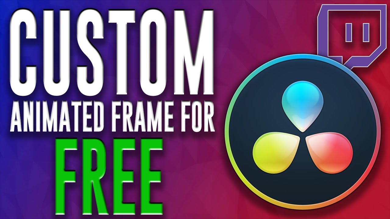 How to make an animated webcame frame! - YouTube