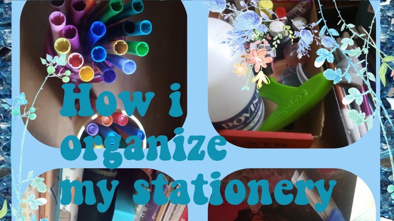 How i Organize my Stationery | AVR ♫︎ - YouTube
