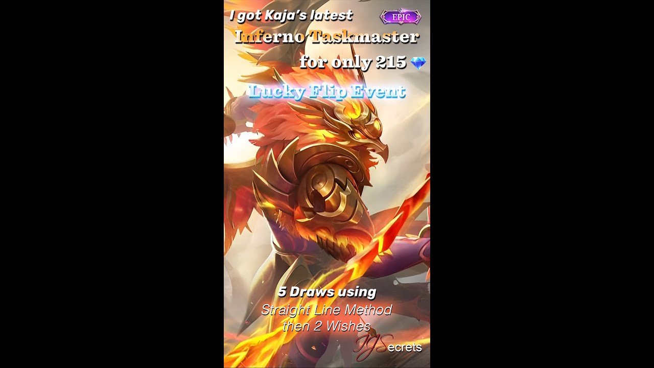 How To Get Kaja Inferno Taskmaster Epic Skin Simple Tricks - YouTube