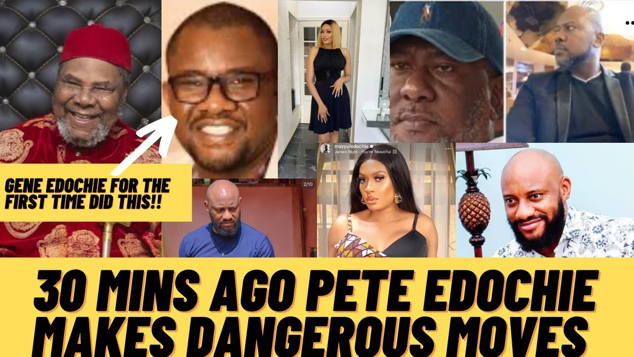 30 mins ago pete edochie takes back door as he begs Gene edochie to ...