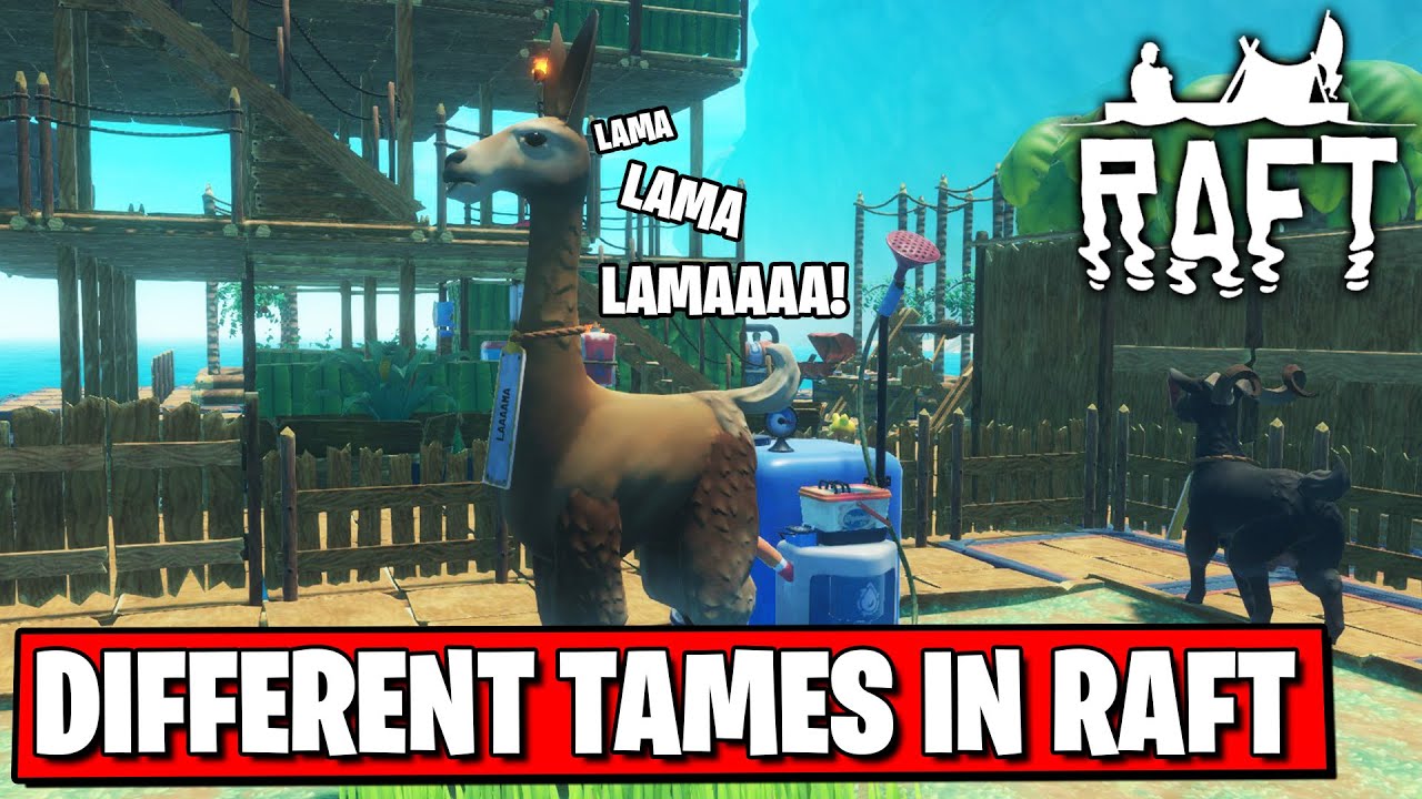 DIFFERENT TAMES IN RAFT | RAFT TUTORIAL #19 - YouTube