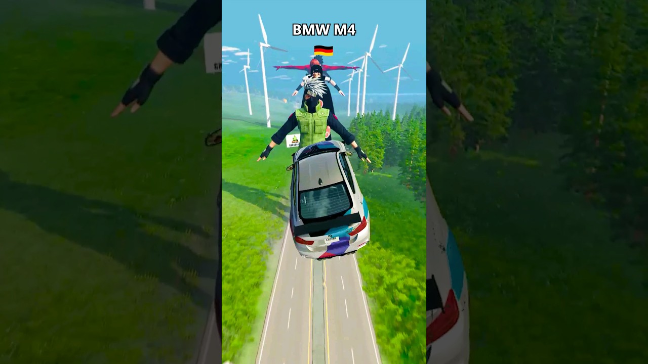 Cars vs Anime 😎 BeamNG.drive #beamngdrive #simulator #shorts - YouTube