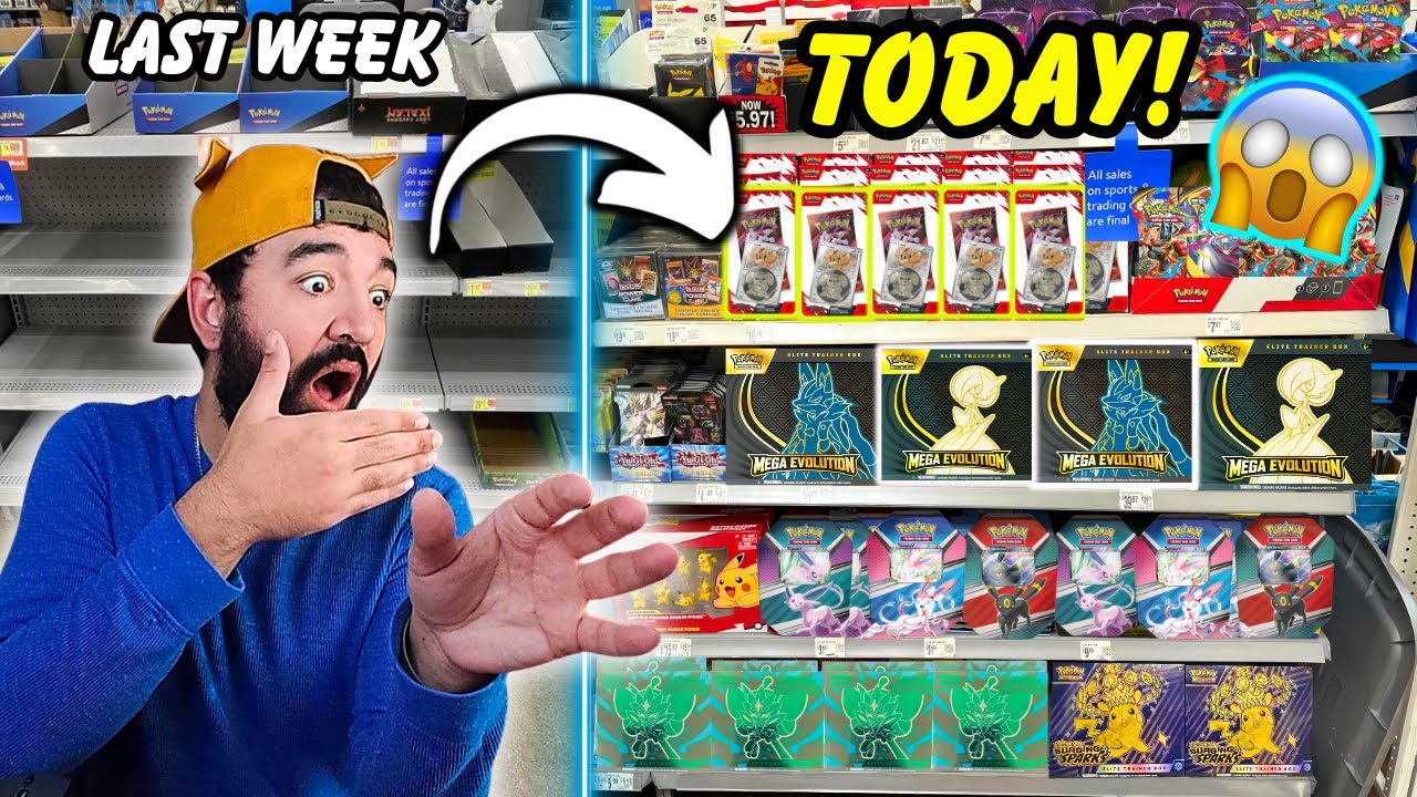 The POKEMON RESTOCK We Were ALL Waiting For... 😱 - YouTube