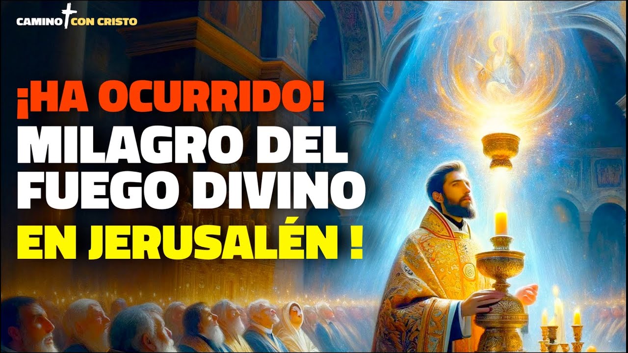 Milagro en Jerusalén: ¡Llama Celestial y Fuego Divino Iluminan el Santo ...