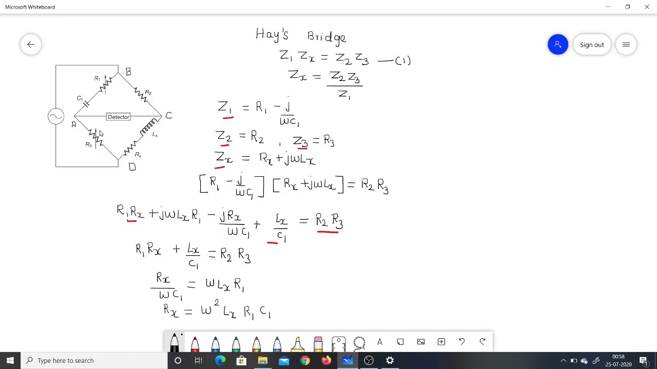 Explanation of Hays bridge - YouTube