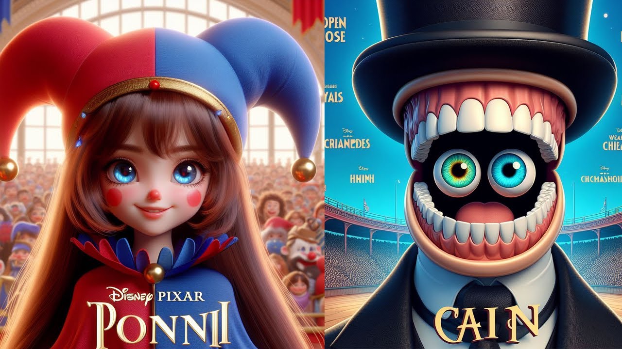 AI Pixar Movie Posters for The Amazing Digital Circus (ai being wild)💀 ...