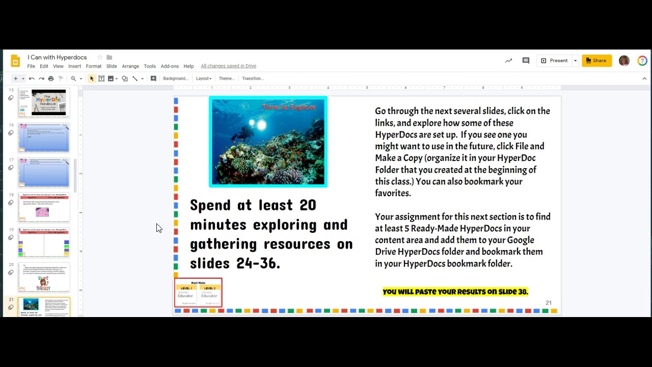 Intro to I can with Hyperdocs - YouTube