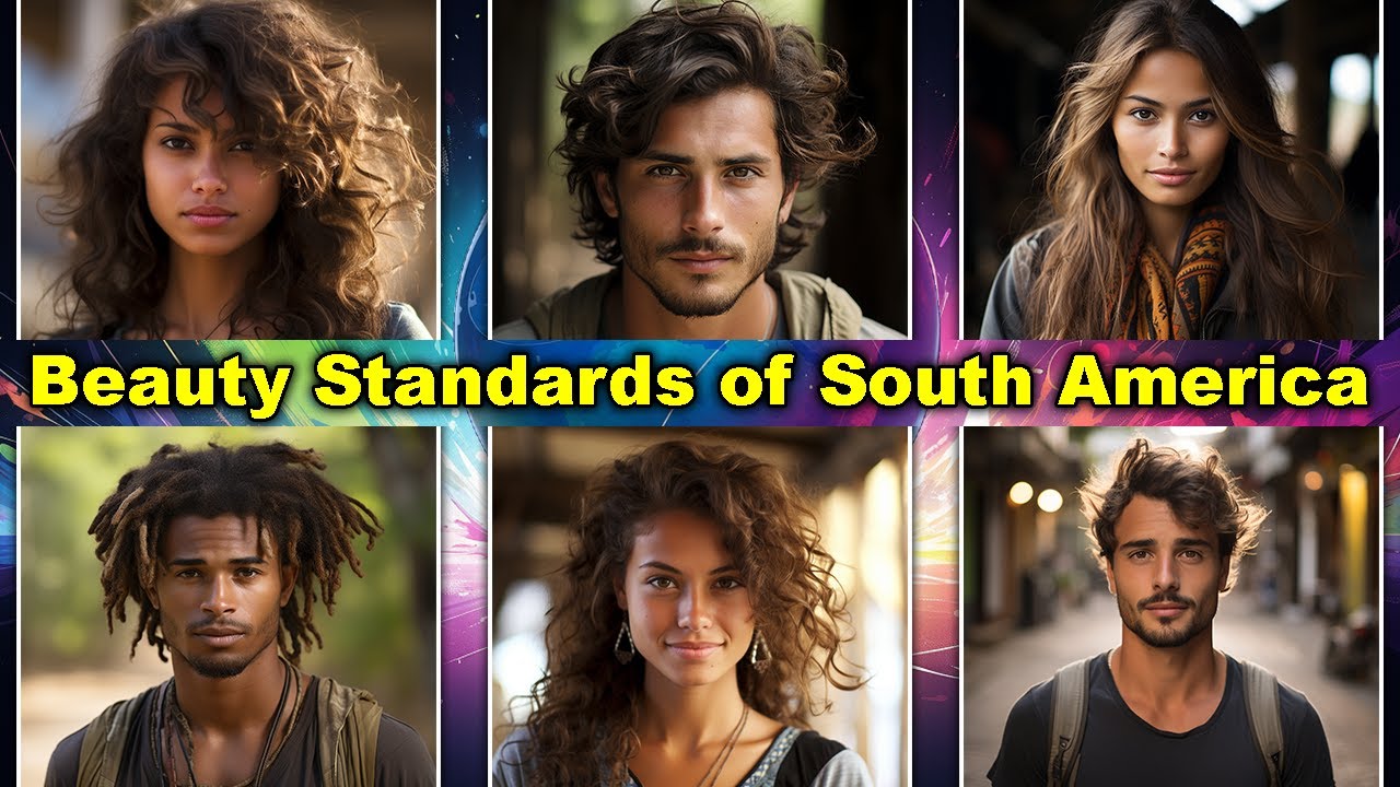 South America - Average Attractive Face (Every Country and Territory) # ...