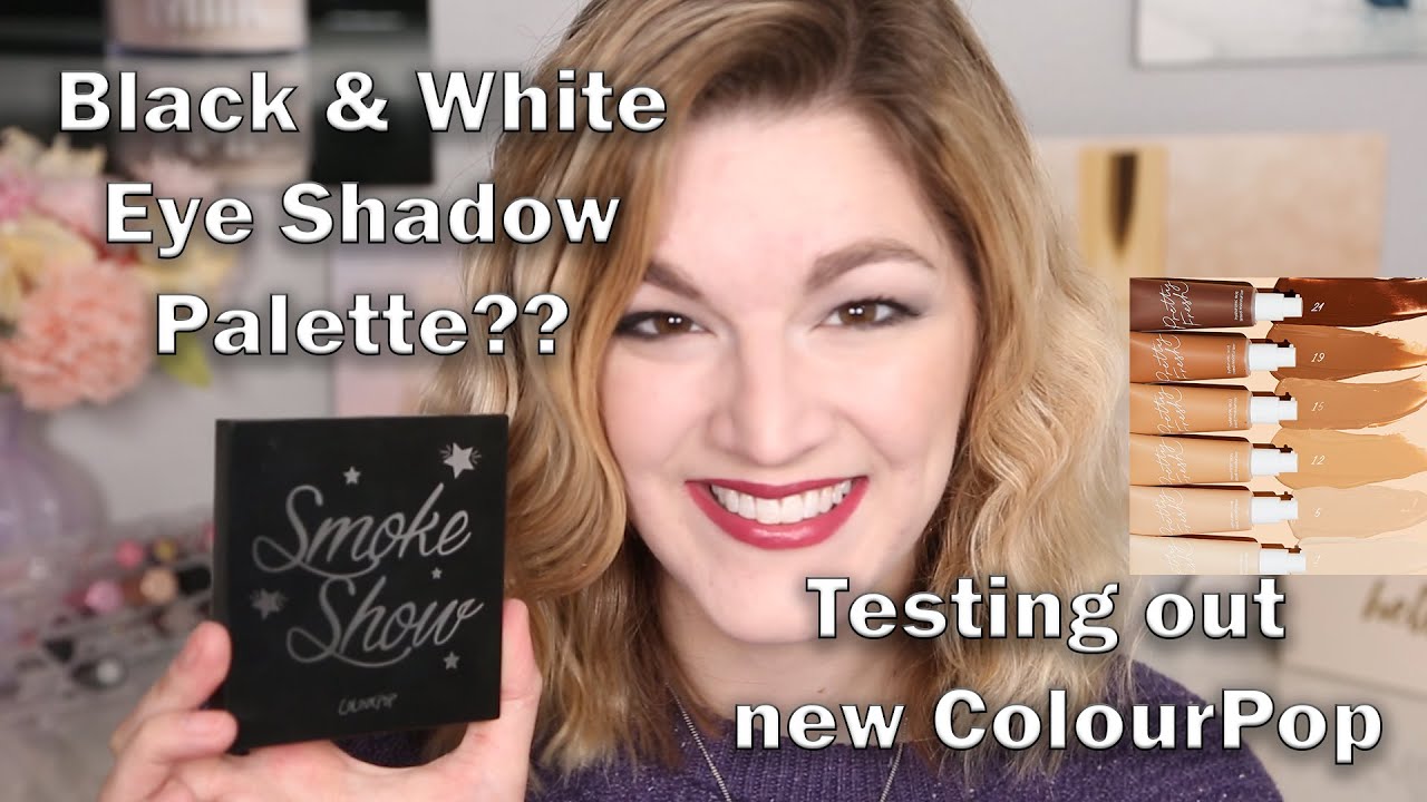 NEW ColourPop Smoke Show Swatches and Review & Pretty Fresh Tinted ...