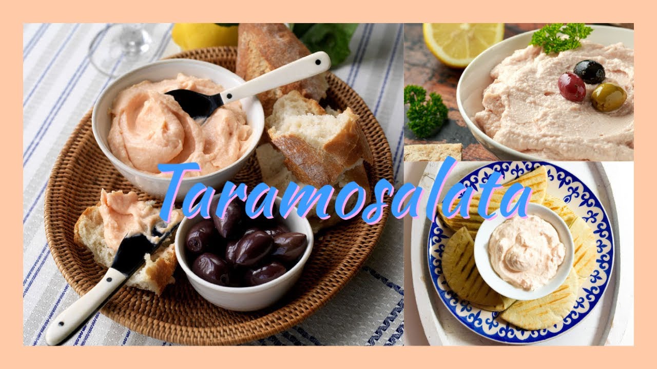 Best Taramosalata - Greek Carp Roe Dip or Spread - YouTube