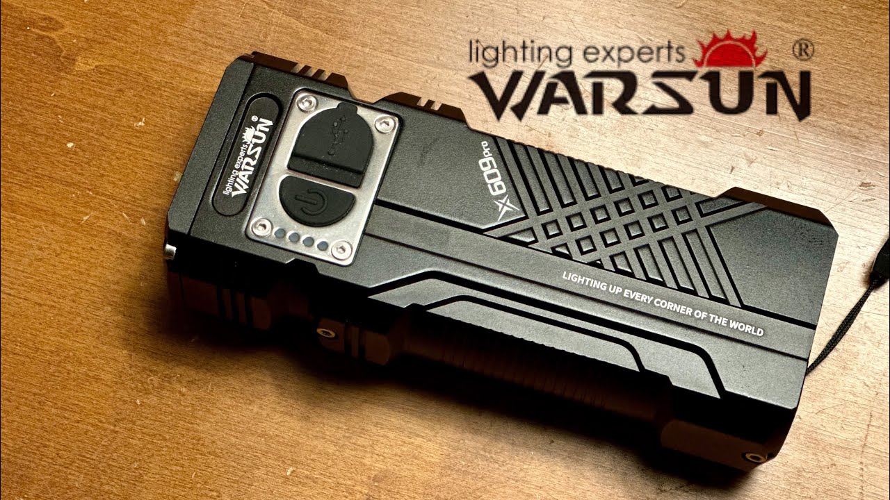 X609-PRO flashlight | Warsun - YouTube