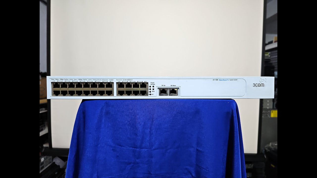3com Superstack 3 4226T 3C17300 - YouTube