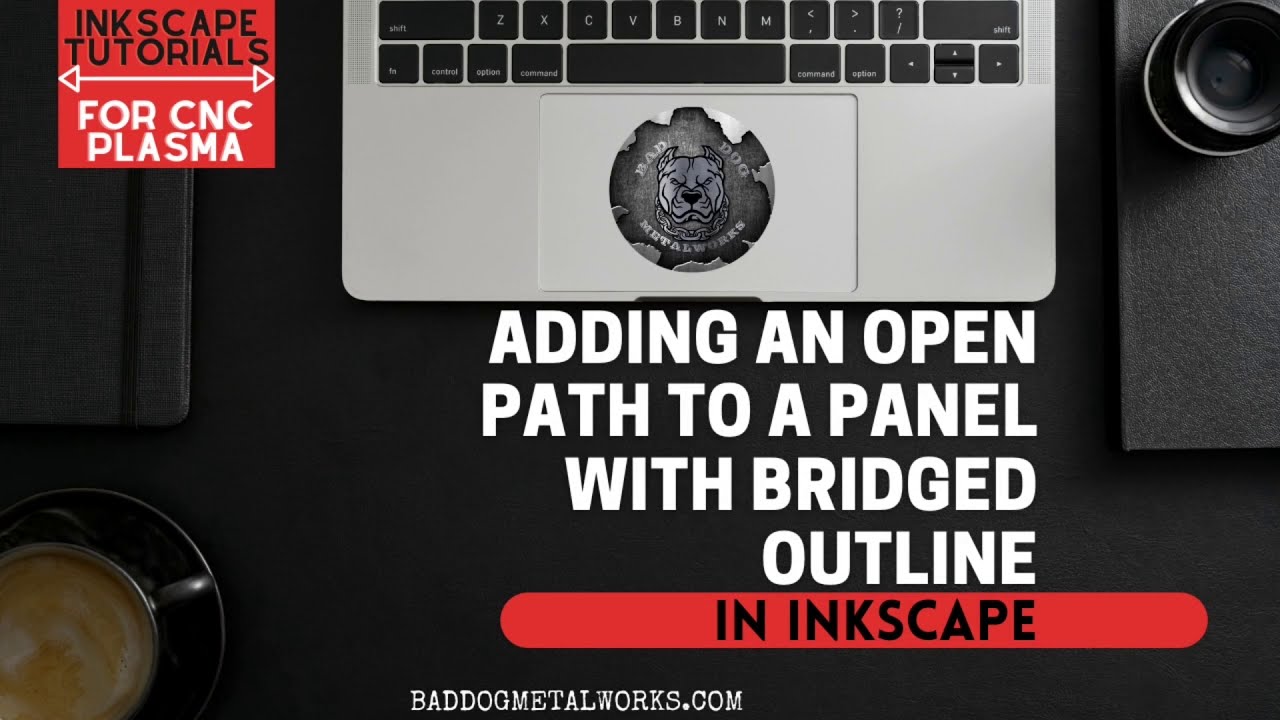 Inkscape Tutorial: Adding an Open Path Design to a Panel with Bridged ...