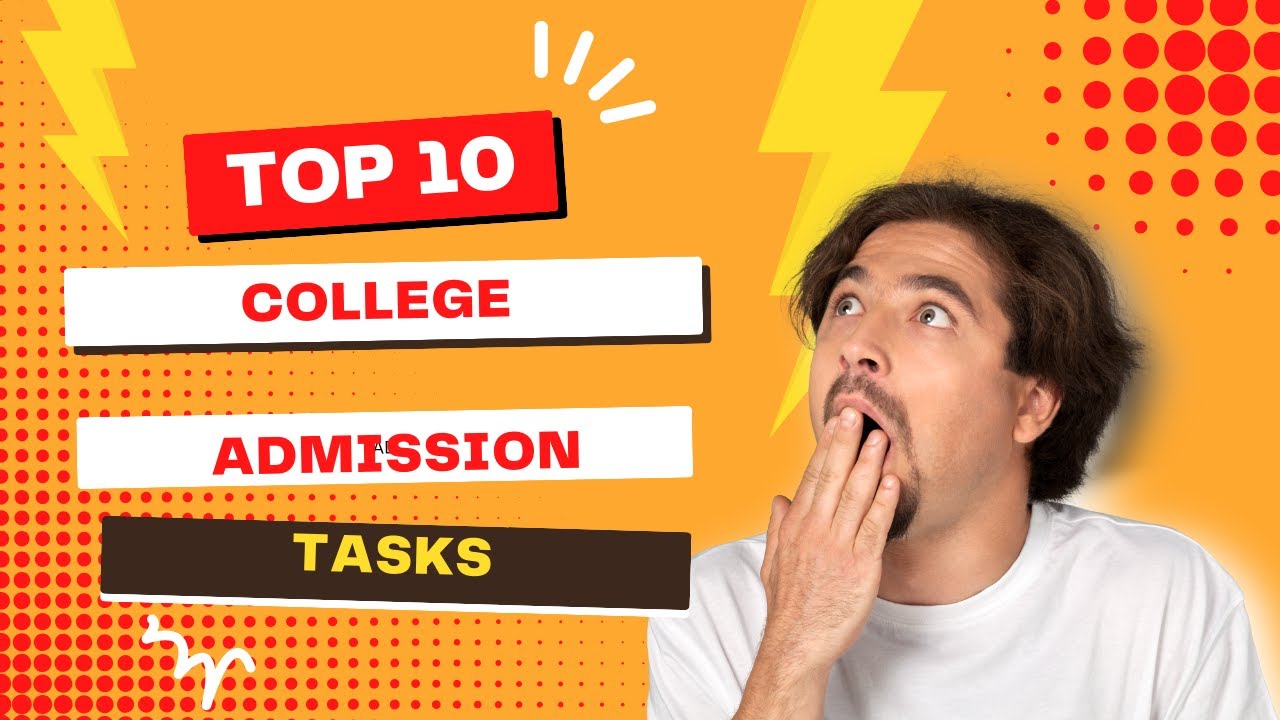 Top 10 College Admission Tasks for High School Seniors in October - YouTube
