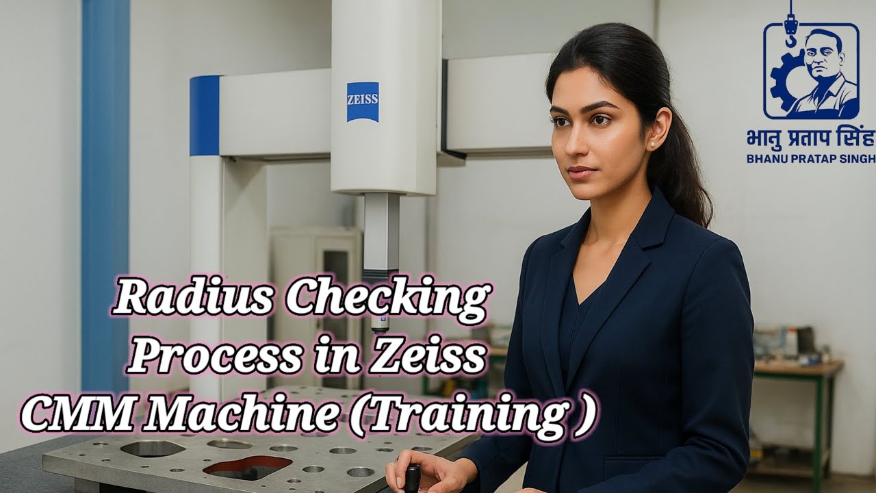 Radius Checking Process in ZEISS CMM Machine | CMM Training for ...