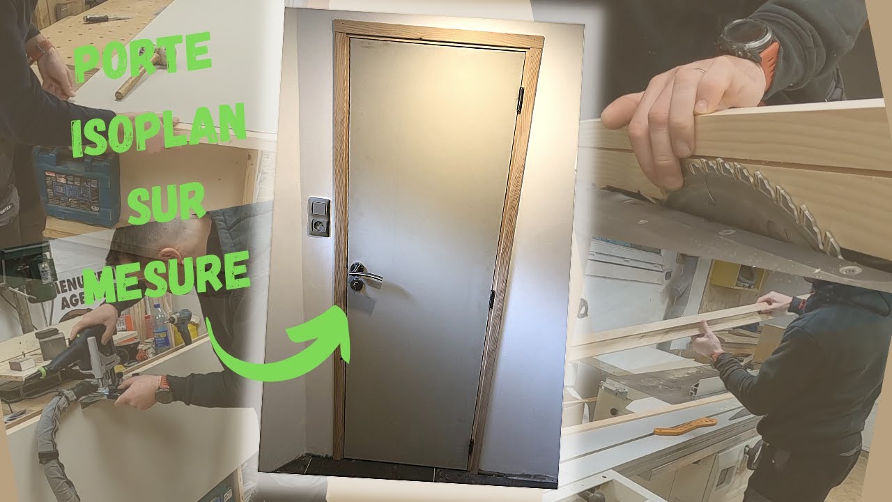 Porte prête à peindre sur mesure (fabrication du dormant et comment ...