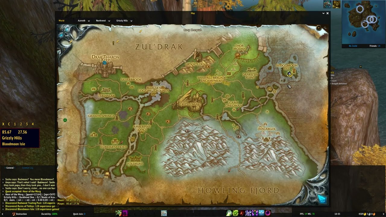 Hour of the Worg WoW Quest - YouTube