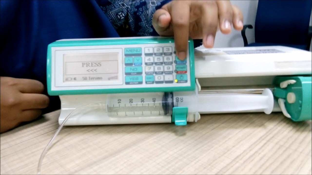Tutorial to use in Medima S1 SYRINGE PUMP model - YouTube