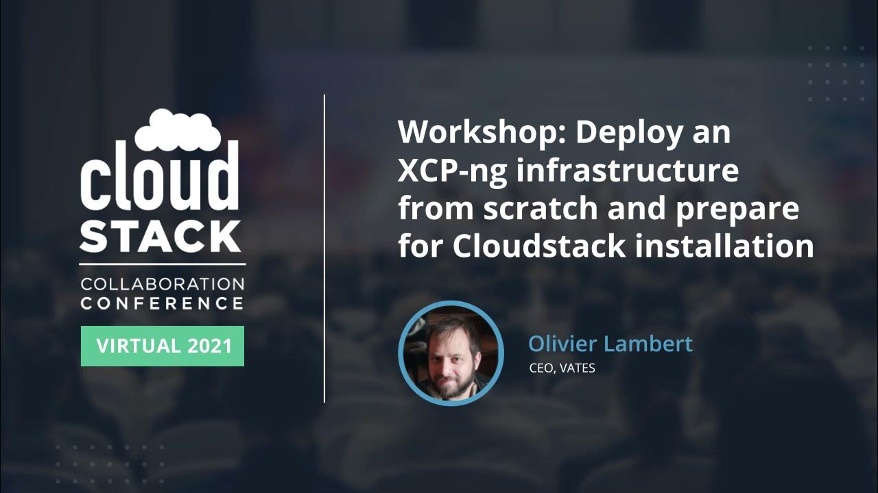 Workshop: Deploy XCP ng infrastructure from scratch & prepare for Cloudstack installation ...