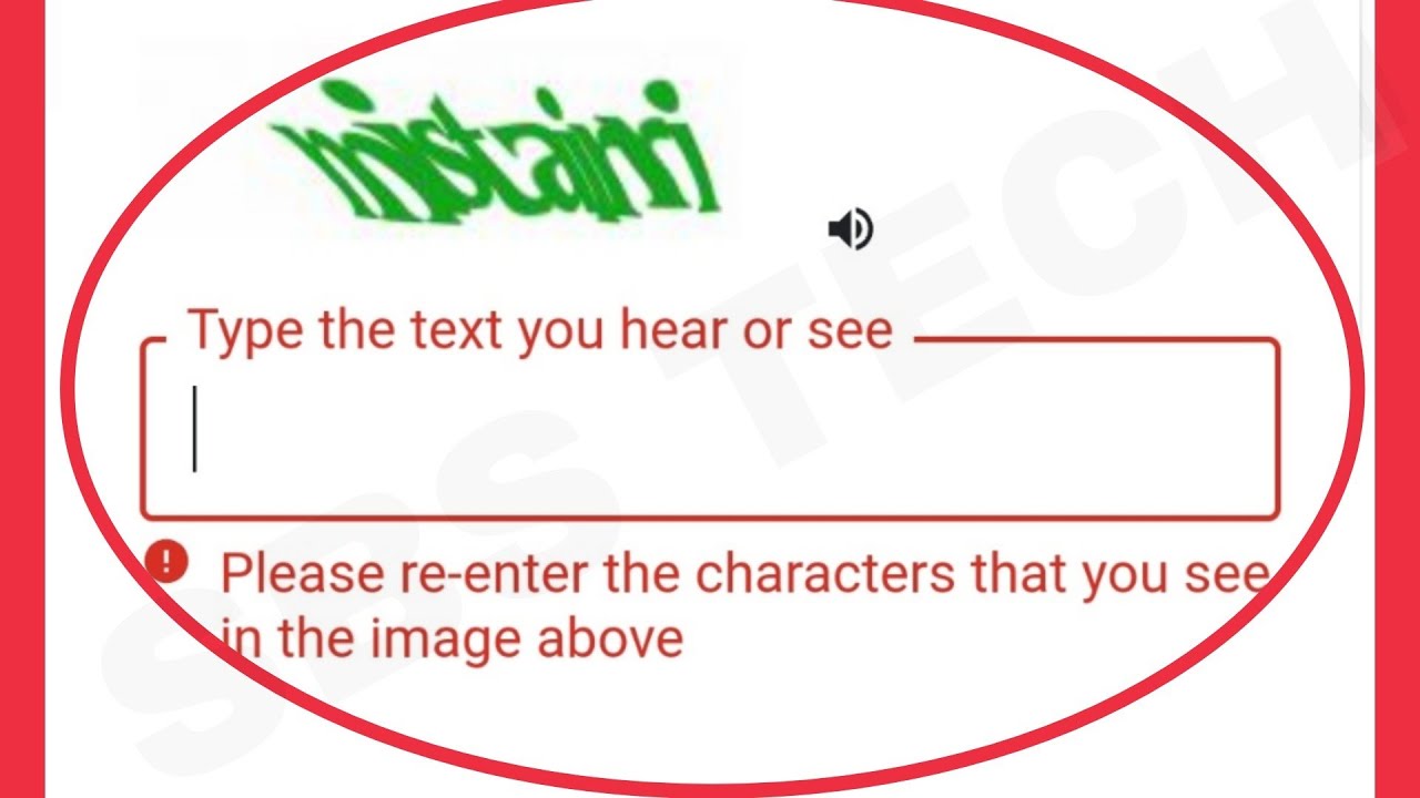 Sign In Google Account Fix Type The Text You Hear Or See Please Re
