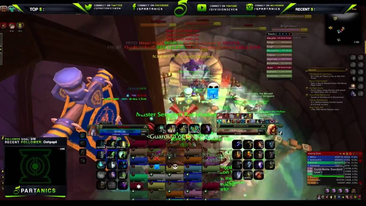Division VII Crushes Warsong Battalion & WSB Friends - YouTube