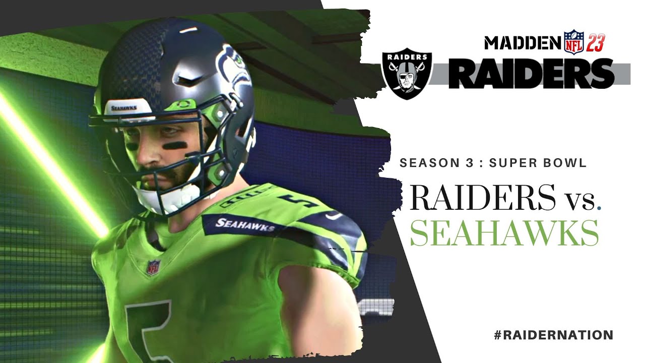 Super Bowl: Kenneth Walker Goes Off! | Madden 23 Raiders Franchise ...