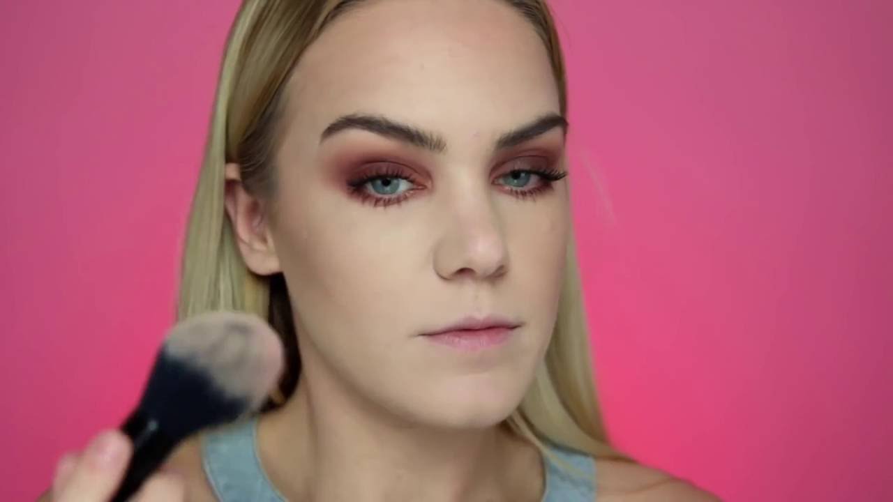 HIGH END vs AFFORDABLE Makeup Tutorial Rusty Blush Tones🍂 Mariah ...