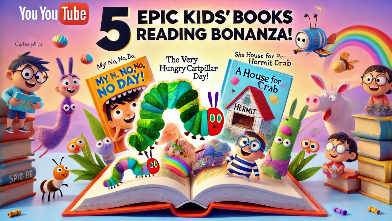 5 Epic Kids’ Books Reading Bonanza! 📚🎉 | Read-Aloud Animated Kids Books ...