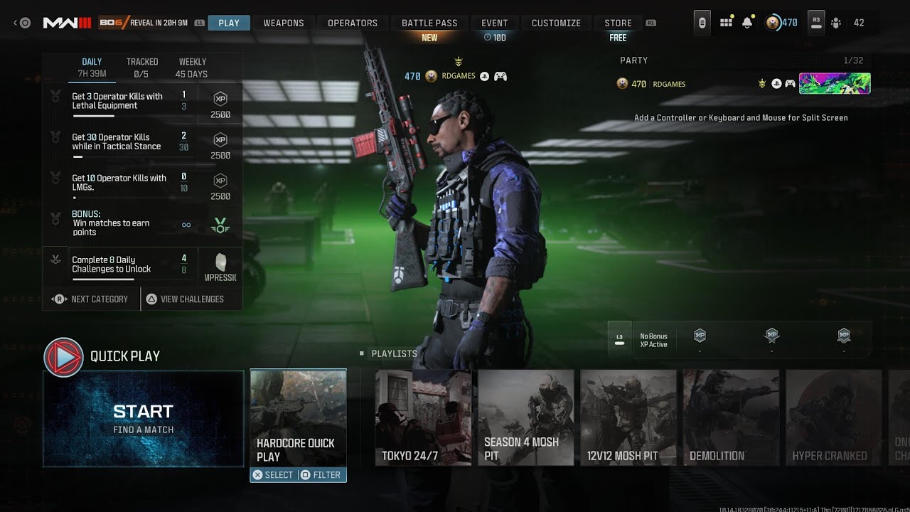 COD MW3- Hardcore Small Map Mosh Pit Multiplayer (Gameplay) - YouTube