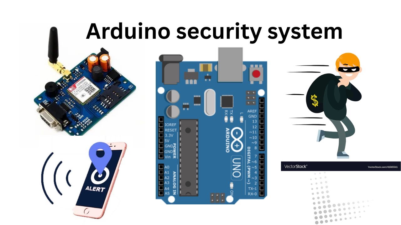 arduino based security system || how to connect gsm800l module to ...