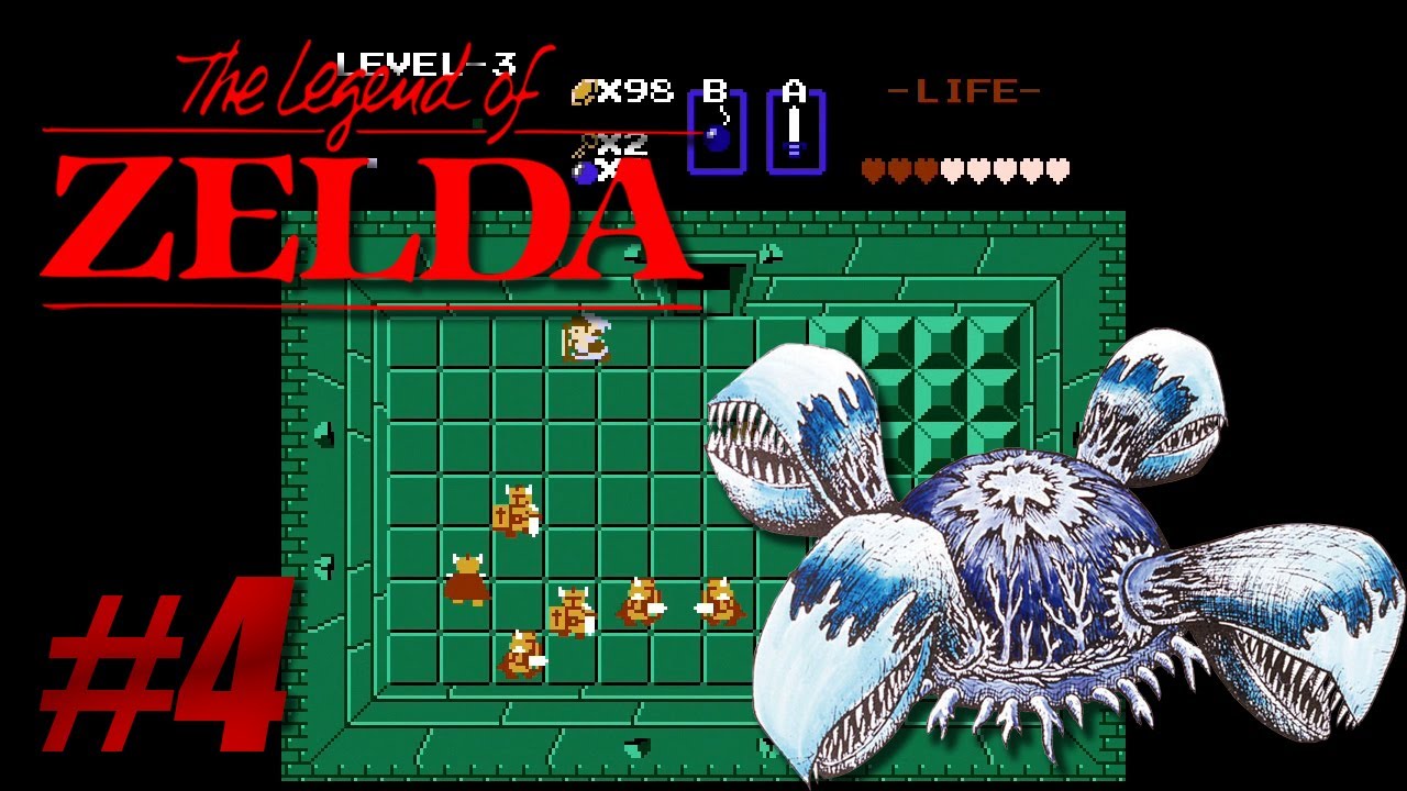 The Legend of Zelda (NES) Walkthrough Part 4 - Level 3: The Manji - YouTube