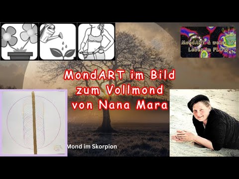MondART im Bild am 22.05.24 Ein Bild zum Vollmond - YouTube