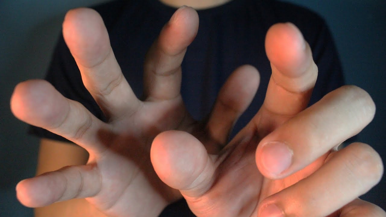 ASMR Hand movements/ face touching and plucking you to sleep (No ...